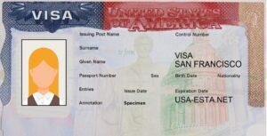 Visa to travel to San Francisco in the United States